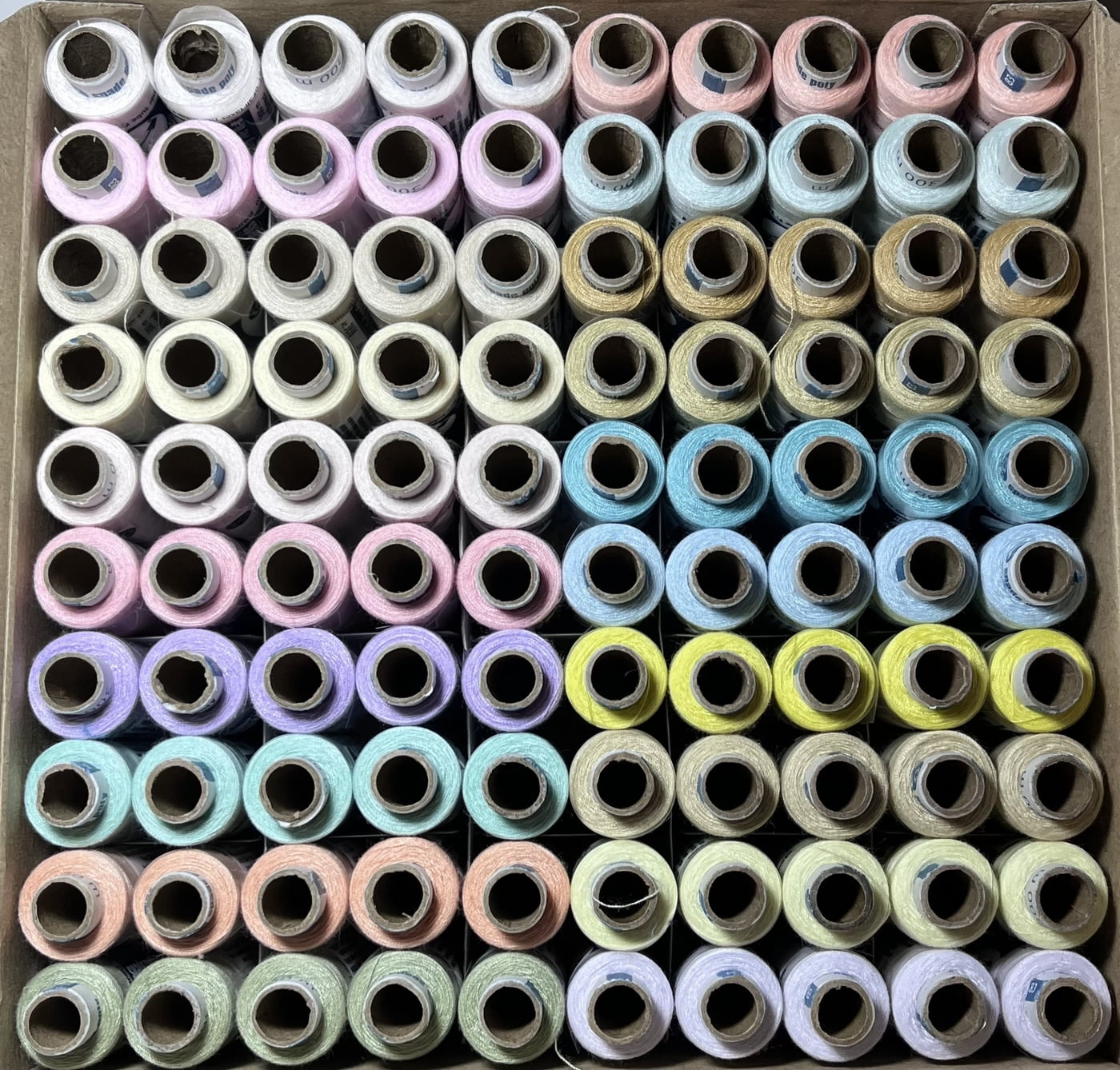 Spade poly sewing thread
